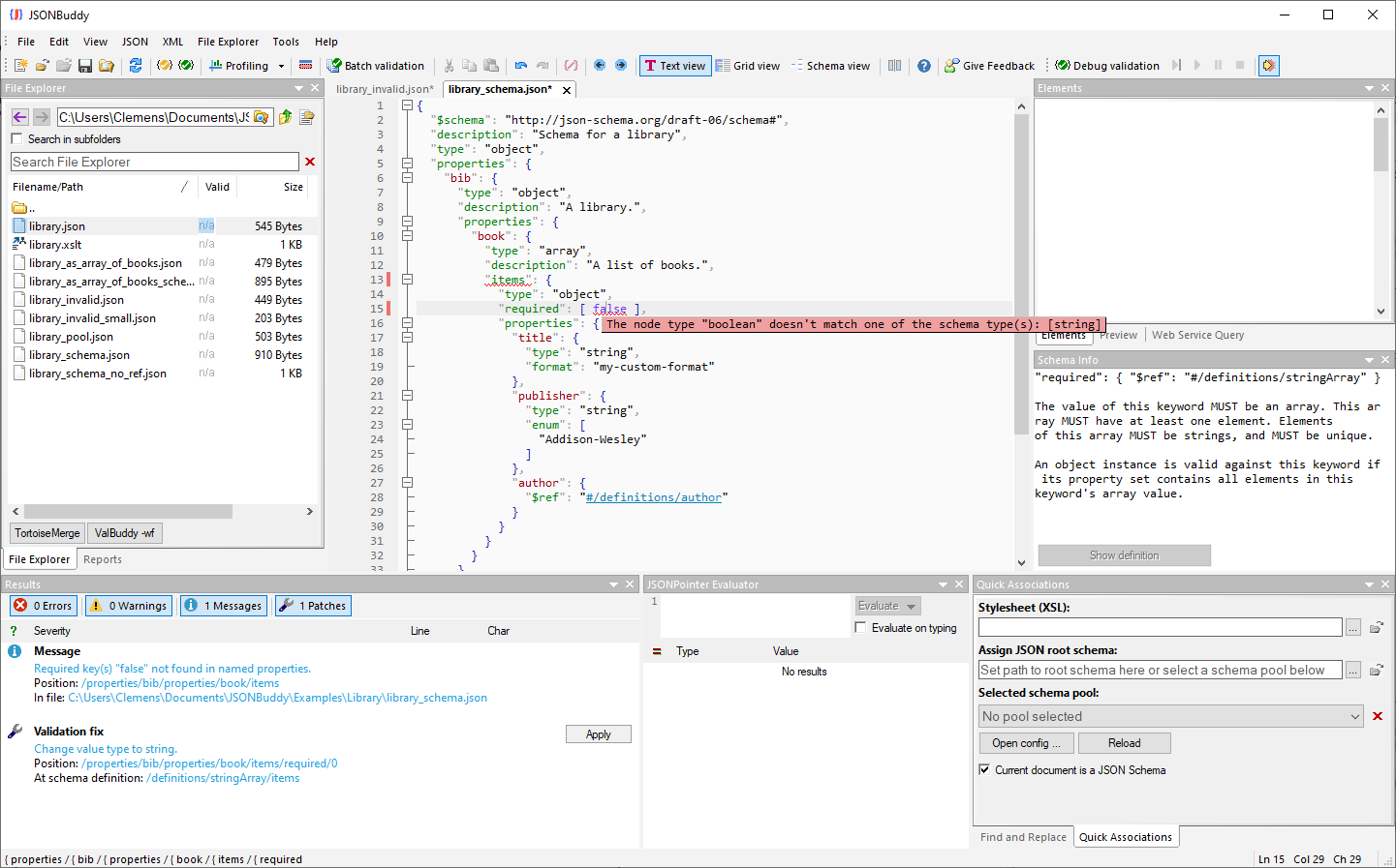 JSON Schema Editor